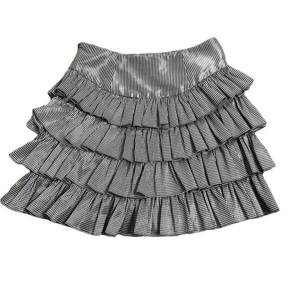 Betsey Johnson | Skirts | Betsey Johnson Gingham Raffle Plaid Mini ...